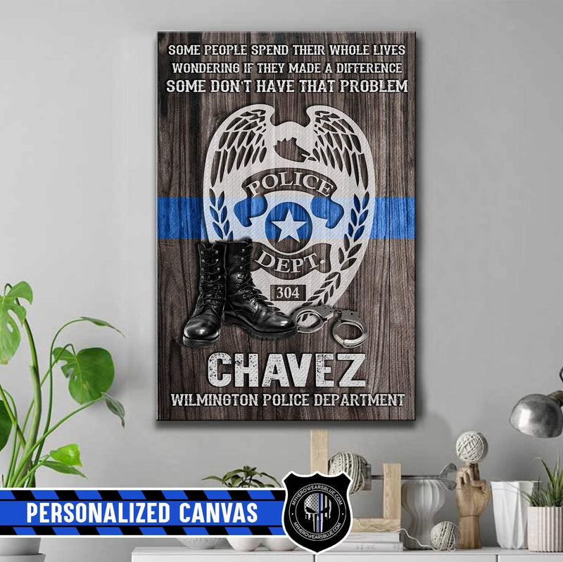 Police Officer - Spend Whole Lives Make Difference Personalized Police ...